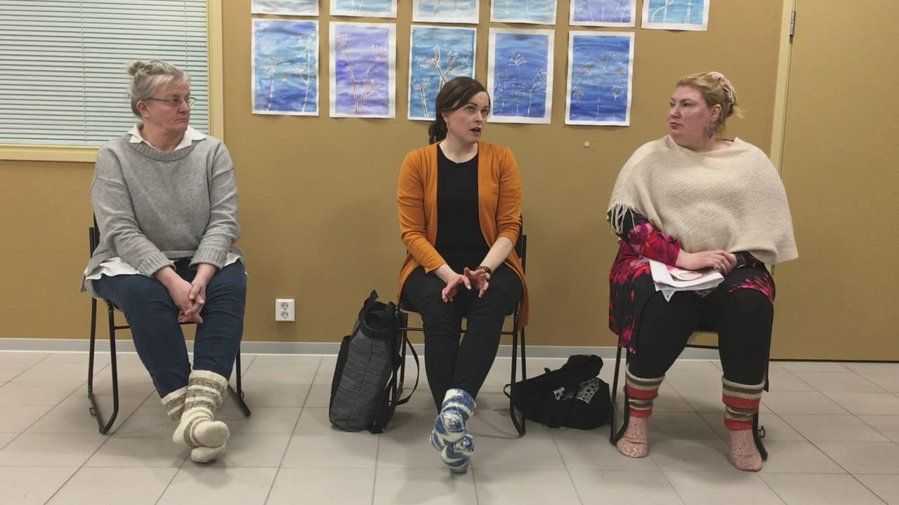 Pirkko Mattila, Mari-Leena Talvitie ja Katja Hänninen kertoivat ...