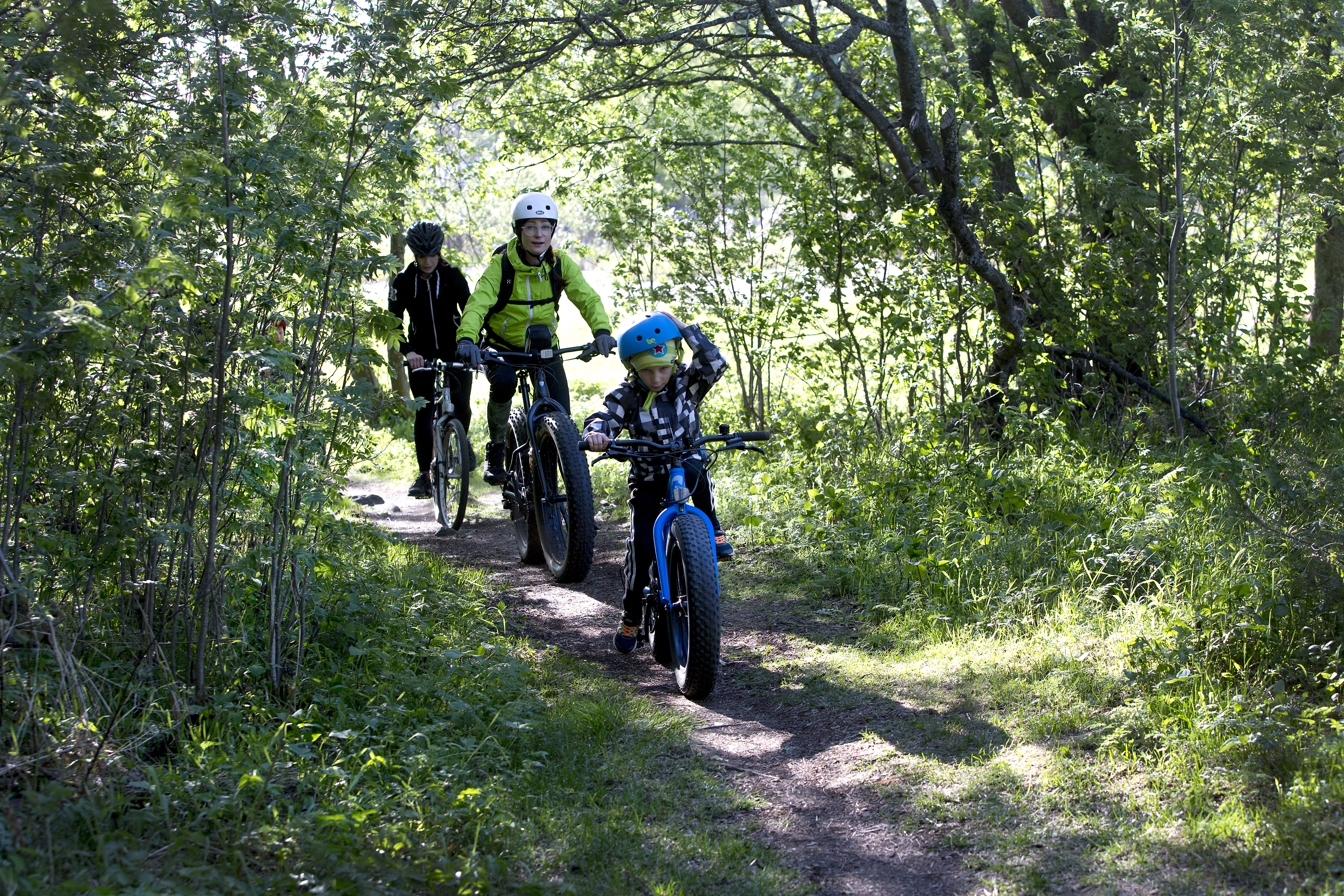 Syötteen maastopyöräilyreitteihin tehtiin muutoksia, yksi reiteistä ...