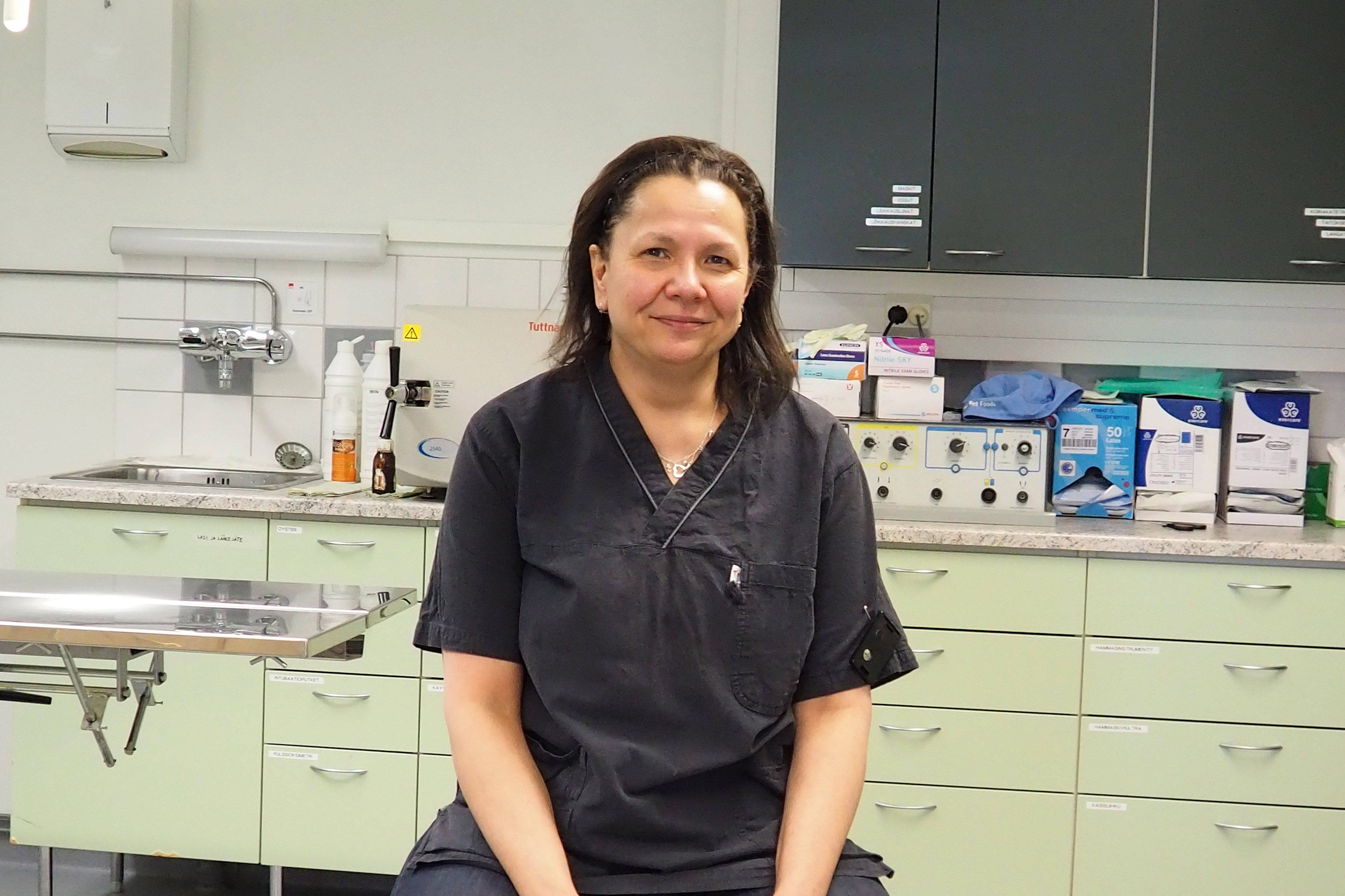 Savukosken kunnaneläinlääkäri Hanna Nurmi Paliskuntain yhdistyksen ...