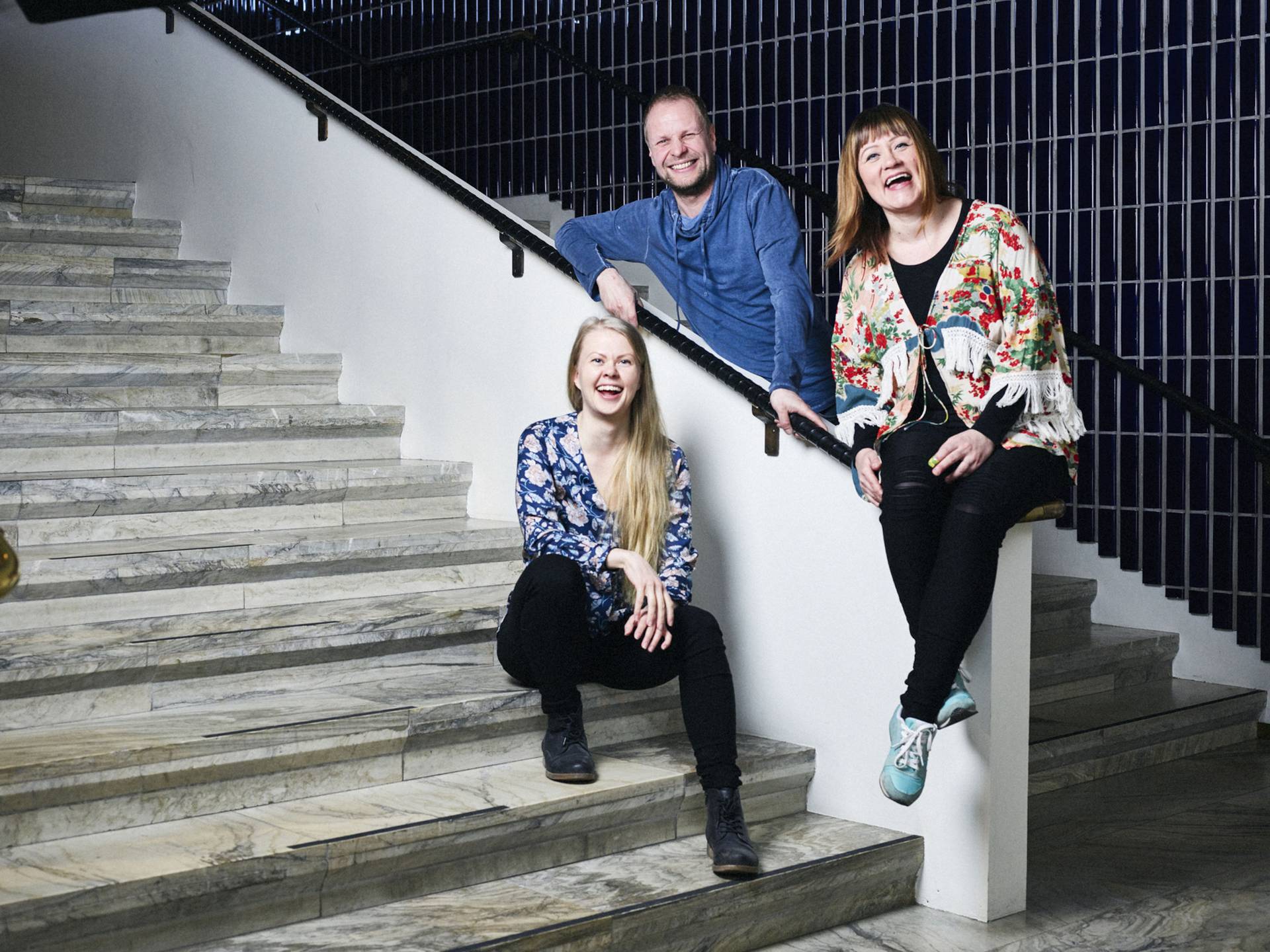 Onerva Kärkkäinen, Joni Kuokkanen ja Anne Niskala Rovaniemen Teatterin ...