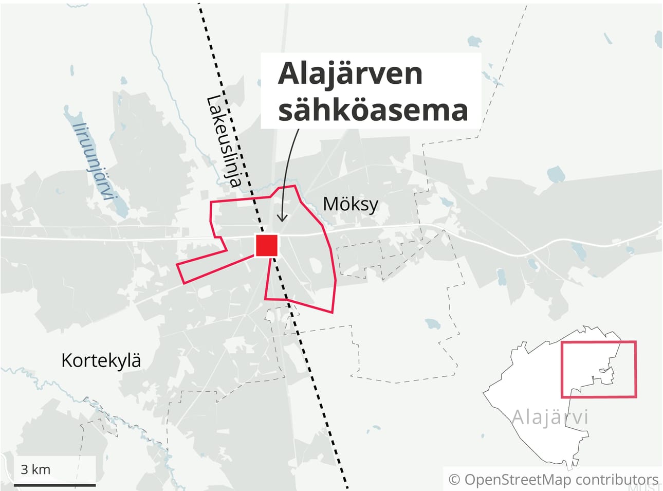 Fingridin vuosikymmenen merkittävin hanke kulkee Etelä-Pohjanmaan läpi ...