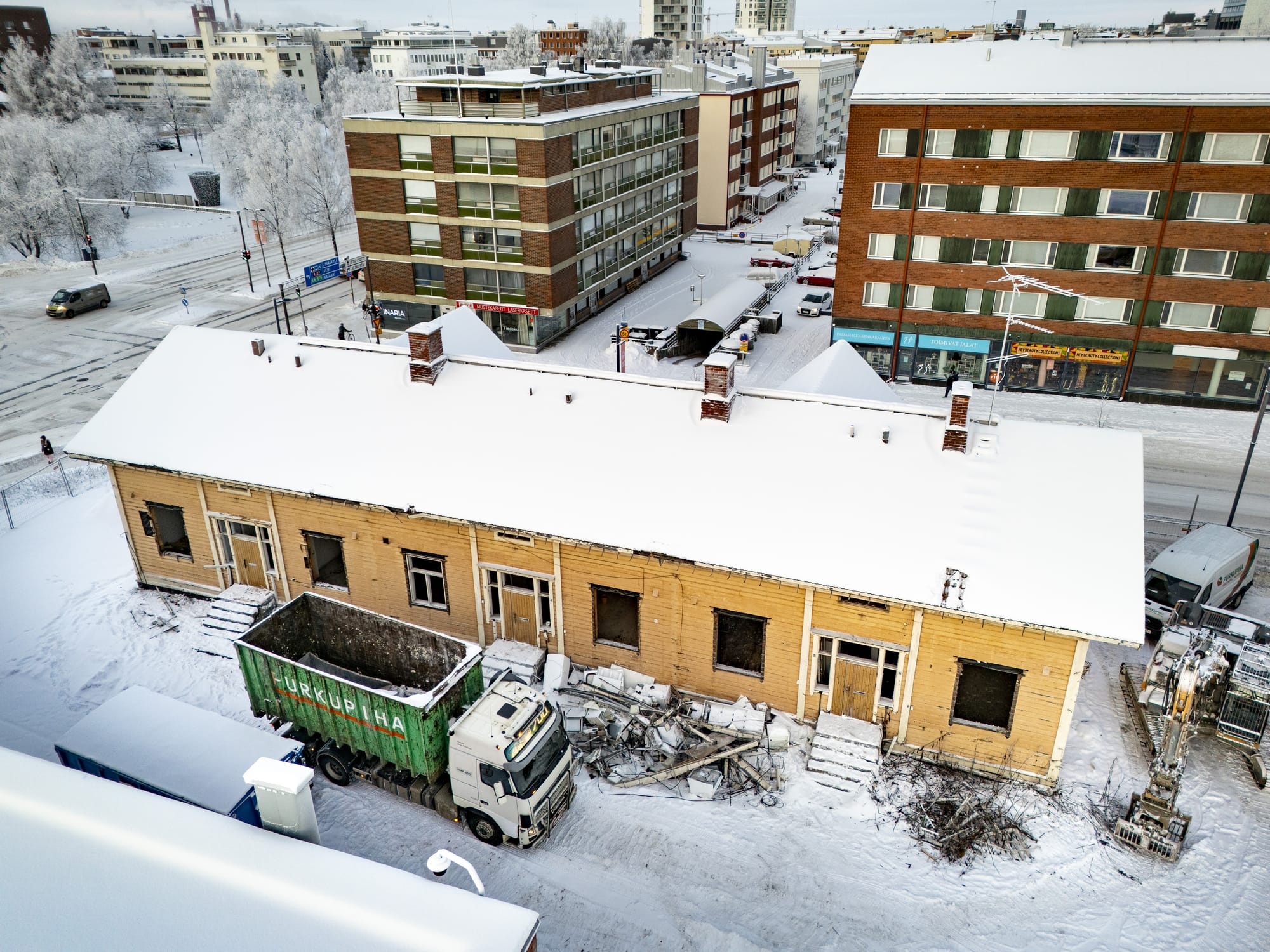 127-vuotias VR:n puurivitalo puretaan Oulun keskustassa – tontti jää ...