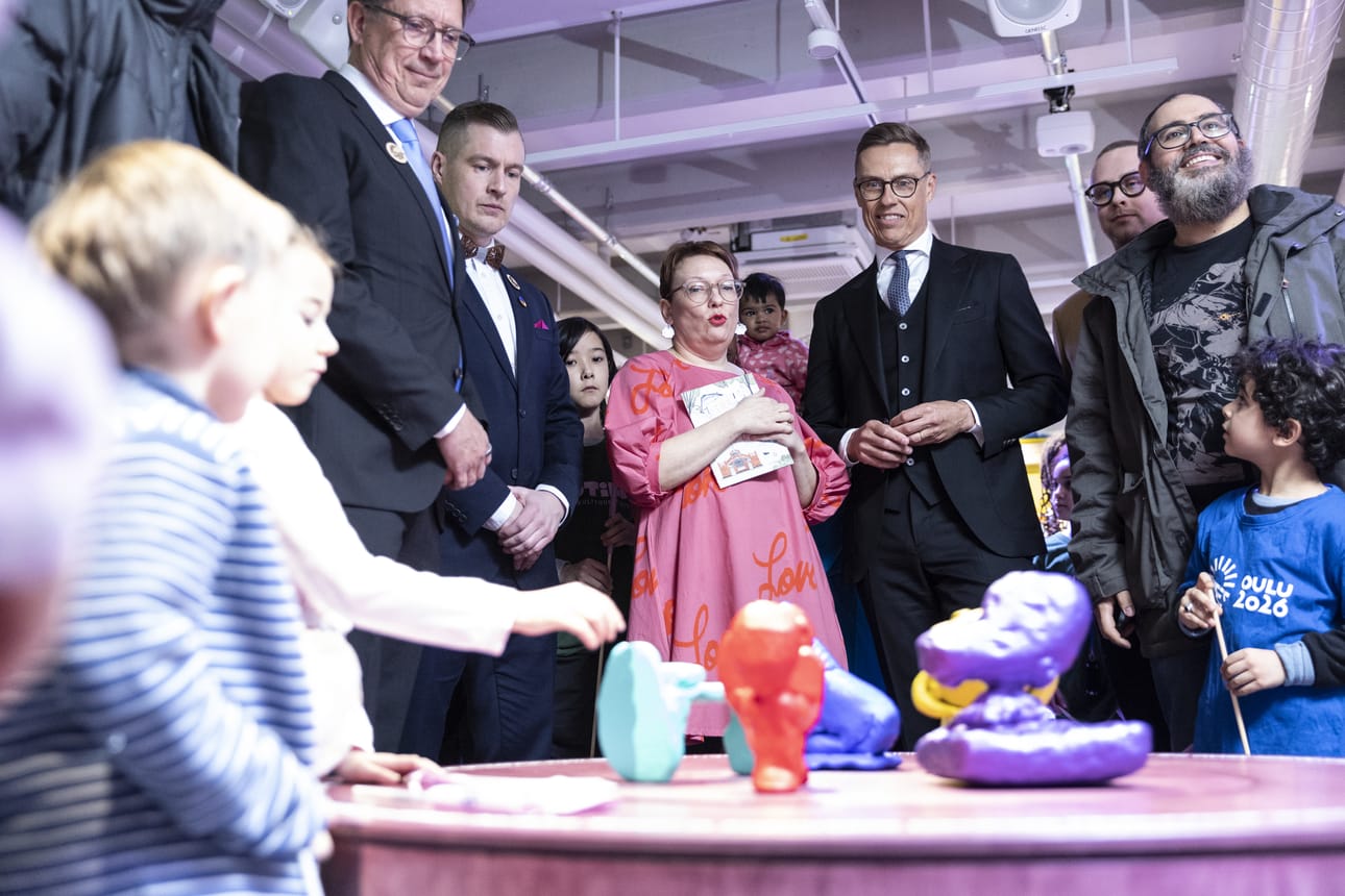 Presidentti Stubb kehotti oululaisia olemaan vuoden ajan ylpeästi ...